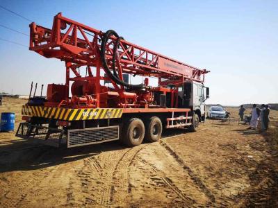 Cina 19340 KG 300m profondità camion rotativo montato macchina di trivellazione per trivellazione dell'acqua in vendita