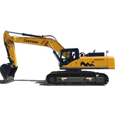 China 250kw bouwmachines PC470-9 tracked bucket digger 45 ton crawler graafmachine Te koop
