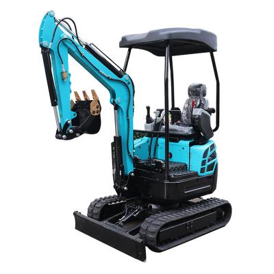 China 2000 kg Closed Cabin Hydraulic Long Boom Mini Crawler Excavator for Agricultural Work for sale