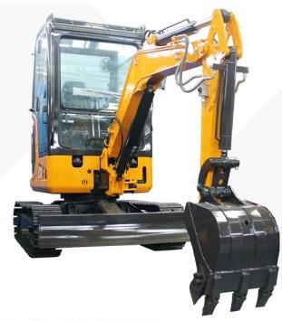 中国 サイド・スイング ミニ掘削機 Xn28 マイクロ・ディガー 2640kg クローラー掘削機 0.05cbm トレークバケット掘削機 販売のため