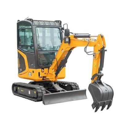 中国 サイド・スイング ミニ掘削機 Xn28 マイクロ・ディガー 2640kg クローラー掘削機 0.05cbm トレークバケット掘削機 販売のため