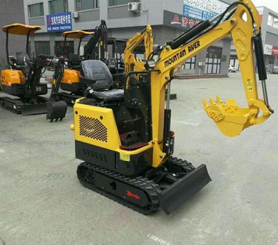 Cina R316 Mini escavatore a ruote da 1 tonnellata in officine di riparazione di macchine con pompa idraulica originale in vendita