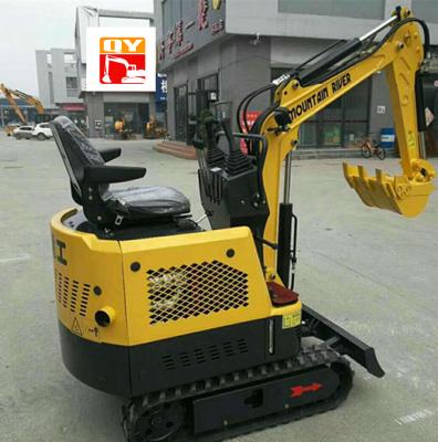 Cina R316 Mini escavatore a ruote da 1 tonnellata in officine di riparazione di macchine con pompa idraulica originale in vendita