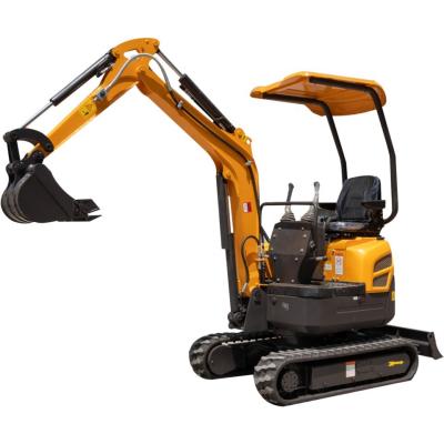 Cina 1040 mm di larghezza complessiva mini escavatore 1,5 tonnellate escavatore diesel per impianti di produzione in vendita