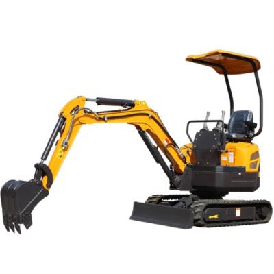 Cina 1040 mm di larghezza complessiva mini escavatore 1,5 tonnellate escavatore diesel per impianti di produzione in vendita
