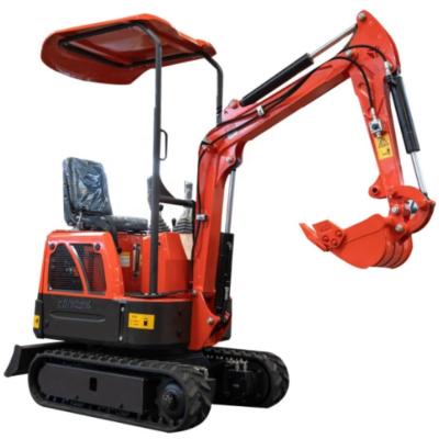Cina 1040 mm di larghezza complessiva mini escavatore 1,5 tonnellate escavatore diesel per impianti di produzione in vendita