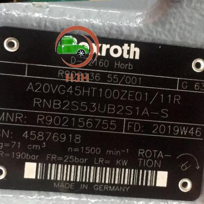 Cina Accessorio per escavatori A22VG45 Pompa idraulica principale con pompa doppia variabile a pistone assiale in vendita