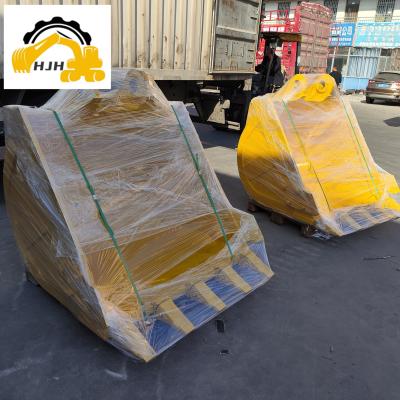 China Loader Excavator Tractor Standard Plain Bucket with Custom Extra Heavy Duty Grapple for sale
