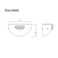 China 24GHz ABS Automatic Gate Accessories , 36V Microwave Motion Sensor for sale