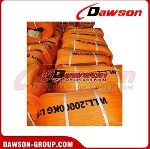 China WLL 20 Ton Polyester Webbing Slings - Lifting Slings   for lifting for sale