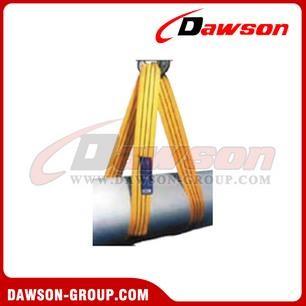 China Endless Type Polyester Webbing Slings for lifting for sale