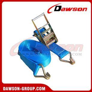 China 10000kg x 8m Ratchet Tie Down Straps EN12195-2    for lifting for sale