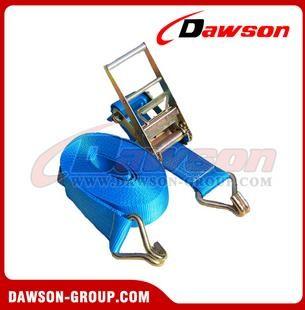 China 10000kg x 10m Ratchet Tie Down Straps EN12195-2   for lifting for sale