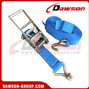 China 8000kg x 15m Ratchet Tie Down Straps EN12195-2   for lifting for sale