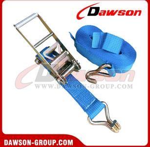 China 8000kg x 12m Ratchet Tie Down Straps EN12195-2   for lifting for sale