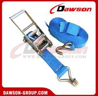 China 8000kg x 8m Ratchet Tie Down Straps EN12195-2    for lifting for sale