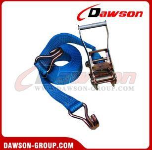 China 5000kg x 18m Ratchet Tie Down Straps EN12195-2    for lifting for sale