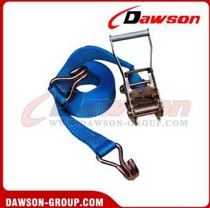 China 5000kg x 15m Ratchet Tie Down Straps EN12195-2    for lifting for sale
