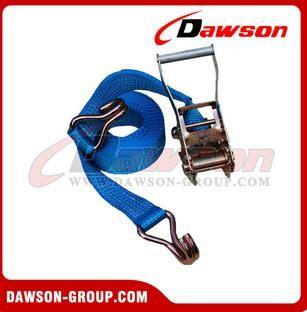 China 5000kg x 12m Ratchet Tie Down Straps EN12195-2  for lifting for sale