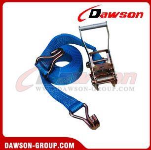China 5000kg x 10m Ratchet Tie Down Straps EN12195-2  for lifting for sale