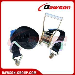China 5000kg x 7.5m Ratchet Tie Down Straps EN12195-2   for lifting for sale