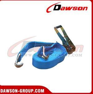 China 4000kg x 6m Ratchet Strap EN12195-2   for lifting for sale