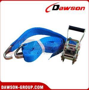 China 3000kg x 8m Ratchet Strap EN12195-2   for lifting for sale