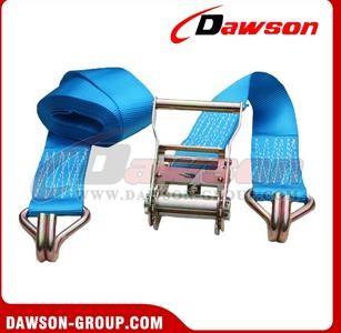 China 2000kg x 4m Ratchet Strap EN12195-2  for lifting for sale