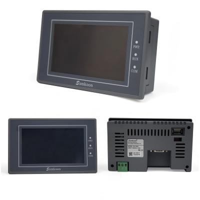 China 24 VDC Human Machine Interface Aluminum Alloy Industrial Automation HMI 7 Inch for sale