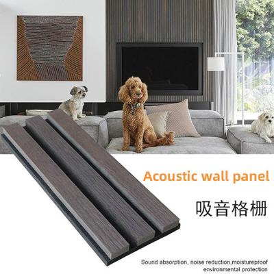 China MDF Houten Akoestisch Comité van de Latjes Binnenlands Muur 2400*600*22mm Te koop