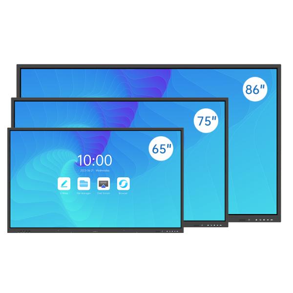 Quality 86 Inch Big Screen Android 11.0 8G Ram+128G Interactive Whiteboard Double System for sale