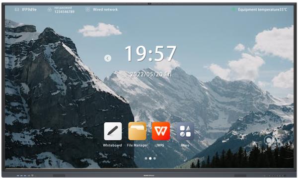 Quality E6 75'' Interactive Flat Panel 86 Inch for Education Interactive Multi Touch for sale