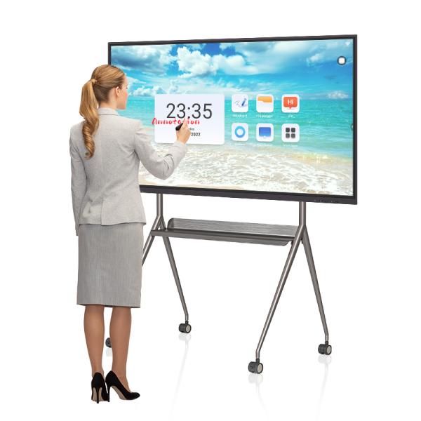 Quality 86-Inch Interactive Smart Board UHD 4K 4000:1 Contrast Ratio 3840 X 2160 for sale
