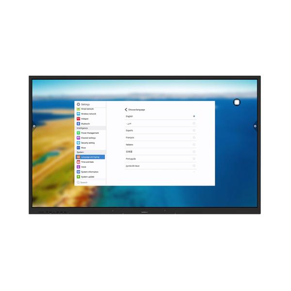 Quality Android 11.0 Interactive Whiteboard 86inch Interactive Display Infrared 20 Touch for sale