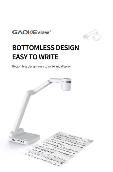 Quality Gaoke A3A4 Mini Document Camera 4K Visualizer School Scanner 13 MP Visual for sale