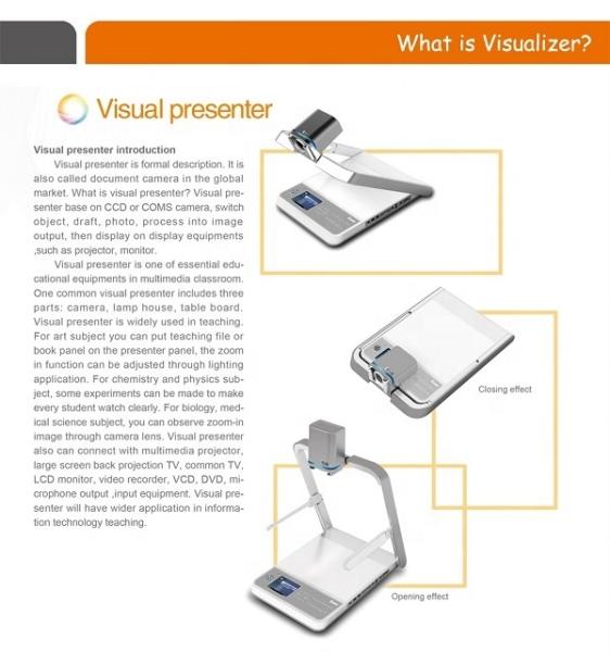 Quality Gaoke A3A4 Mini Document Camera 4K Visualizer School Scanner 13 MP Visual for sale