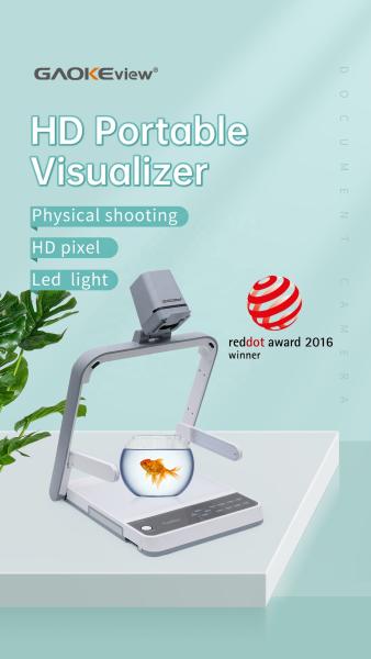 Quality Gaokeview Win German Red Dot Award A3A4 Document Camera 4K Visualizer School for sale