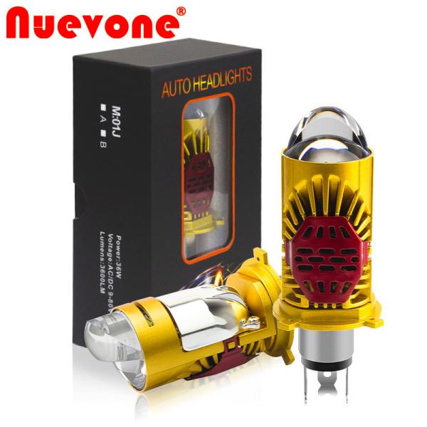 Quality 50W H4 Led Motorcycle Headlight High Brightness IP67 Waterpoof Plug And Play for sale