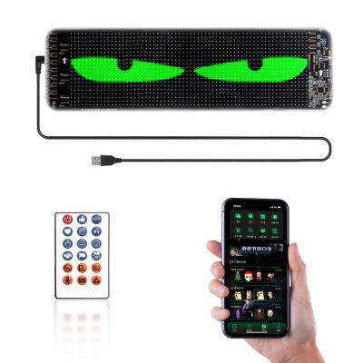 China 10 Inches Flexible Car LED Display Real Time Custom Animations And Messages for sale