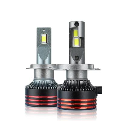 China M8 Pro H4 LED Headlight High Power Dual Beam Copper Cooling Spotlight IP68 Universal Fit for sale