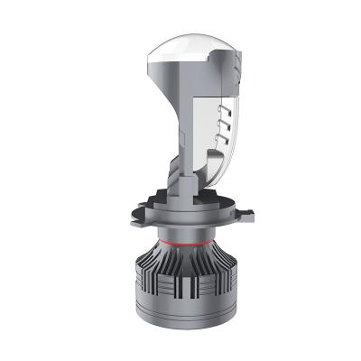China 11000LM Motorcycle LED H4 Bulb 6000K Automotive LED Lens Bulbs for sale