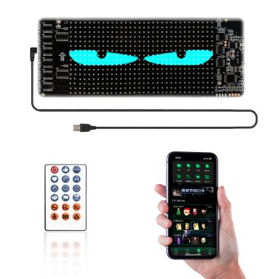 China Weather Proof Demon Eye DIY Flexible LED Display Remote App Control For Car Truck for sale