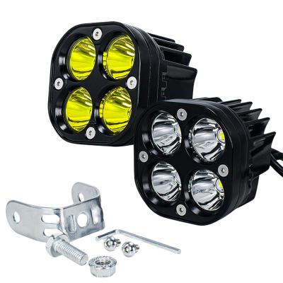 China 6500K LED Motorcycle Spotlight 1500LM Waterproof Off Road Vehicle Work Lamp for sale