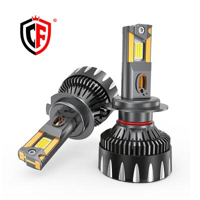 China 200W High Power LED Headlight LED Car Headlights Eight Copper Tube Cooling 18000LM for sale