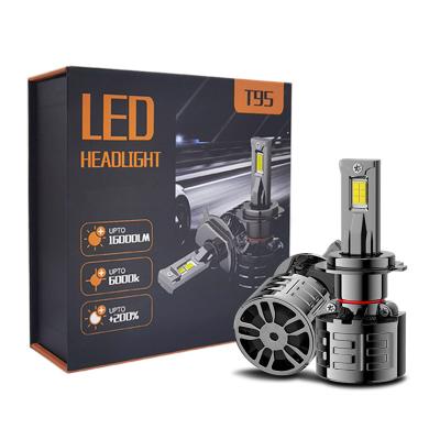 China High Powered 95W Zinc Alloy LED Car Headlights For Universal Vehicles for sale