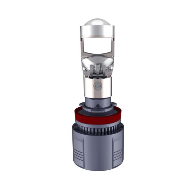 Quality A80 Fish Eye LED Mini Projector Lens H4 H7 H9 H11 Dual Beam 3200LM Waterproof for sale