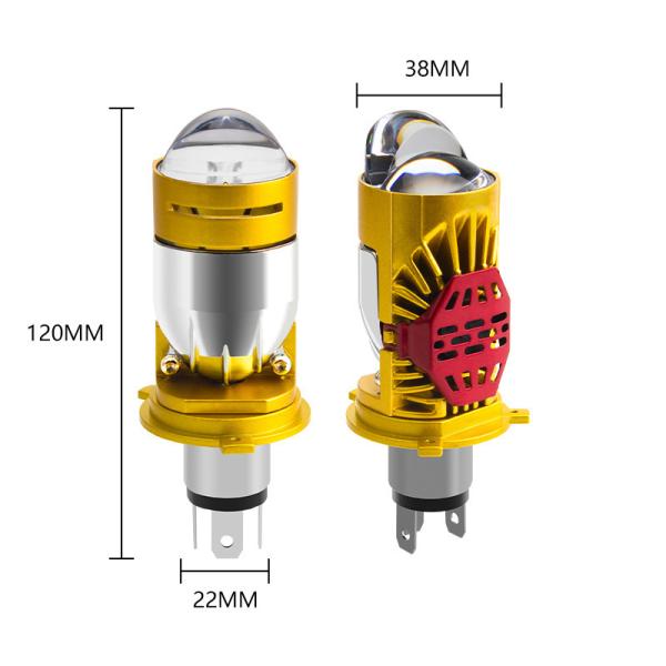 Quality 12V Dual Beam Motorcycle Led Headlight Bulbs Waterproof Design 28W 3200LM for sale