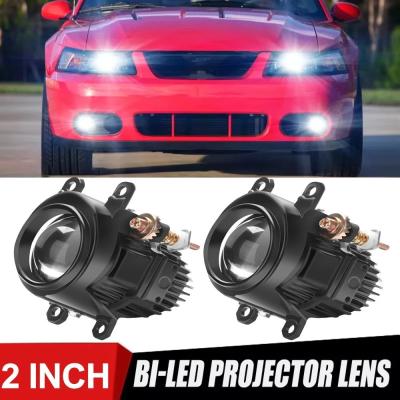 China 5000 Lumens 48W 2.0 Inch LED Fog Lamps Dual Beam 6000K For Cars Motorcycles for sale