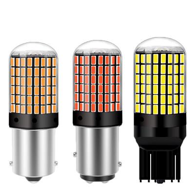 China 120W 1157 3014 Chip LED Brake Light Bulb 12V 6000 Lumens For Cars Trucks Motorcycles for sale