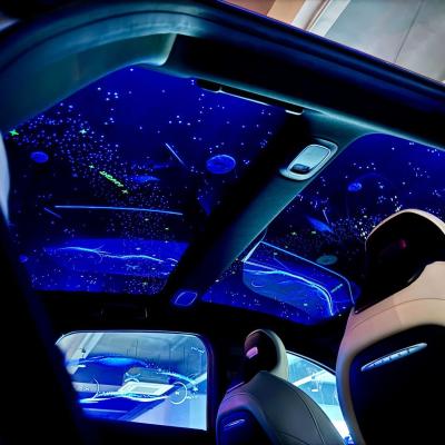 China Automotive Smart Glass Transparent Display Film Intelligent Interactive Panoramic Sunroof Technology for sale